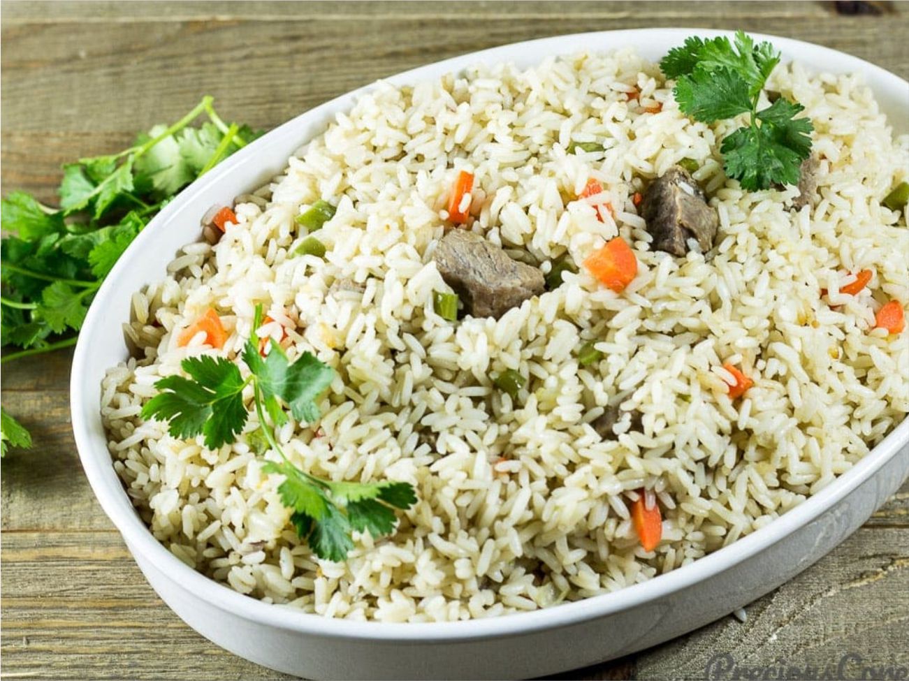 Coconut Rice – Half Tray – Thunder Bay African Restaurant