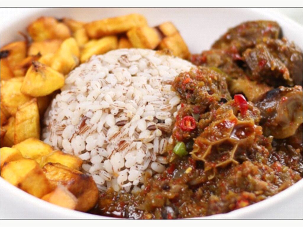 Ofada Rice + Ayamase Stew – Thunder Bay African Restaurant